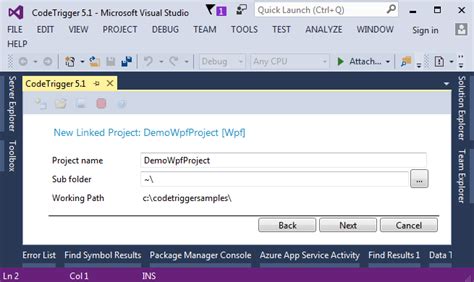 Code Trigger Code Generation Tools For C Wpf Wcf Sql Server Oracle