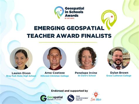 Geospatial In Schools Awards Finalists Announced Spatial Source