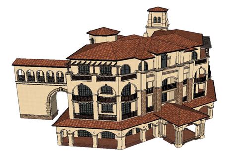 💎【sketchup Architecture 3d Projects】19 Types Of Hotel Sketchup 3d Mode