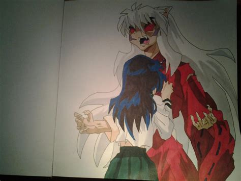 Full Demon InuYasha And Kagome By Kagomeh202 On DeviantArt Full Demon InuYasha And Kagome By Kagomeh202 On DeviantArt