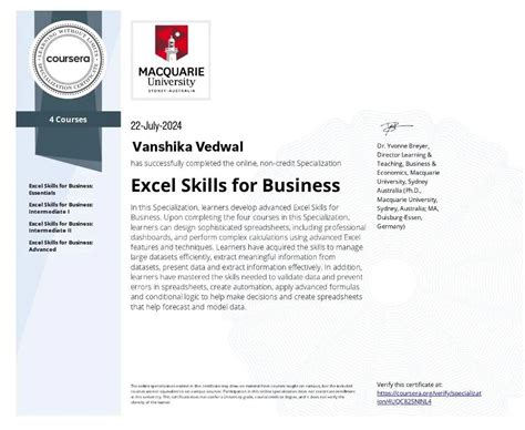 Vanshika Vedwal On Linkedin Excelskills Businessanalytics