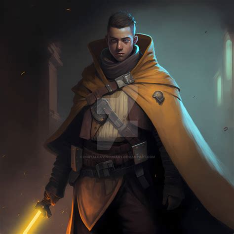 Ben Ji Jedi Knight By Digitaldavinciaiart On Deviantart