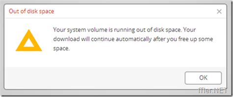 Mega Out Of Disk Space Fehlermeldung Beim Download