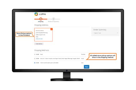 Magento 2 Store Pickup Extension In Store Shipping Method