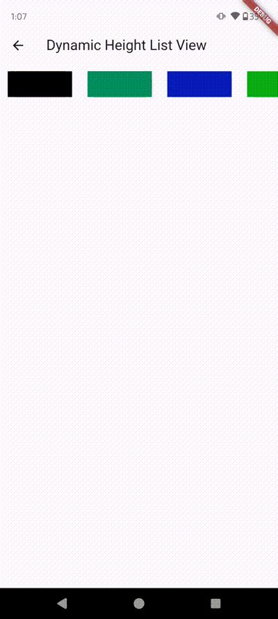 Dynamic Height List View Flutter Package