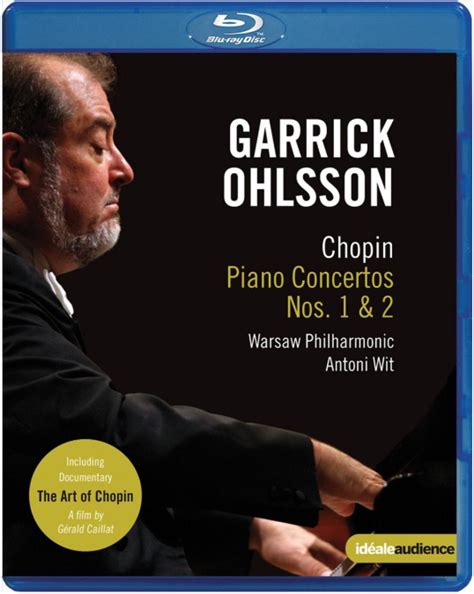 Chopin Piano Concertos Nos1 And 2 Blu Ray Garrick Ohlsson Warsaw