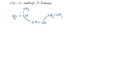 Solved Hydrocarbons Drawing The Cis Or Trans Isomer Of A Small Alkene