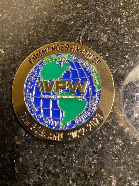 It Was A Real Honor To Receive This Beautiful Challenge Coin From The
