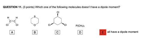 Solved Question 11 3 ﻿points ﻿which One Of The Following