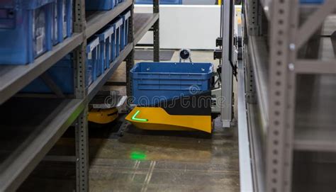 Automated Storage And Retrieval System Stock Image Image Of