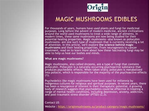 Ppt Magic Mushrooms Edibles Powerpoint Presentation Free Download