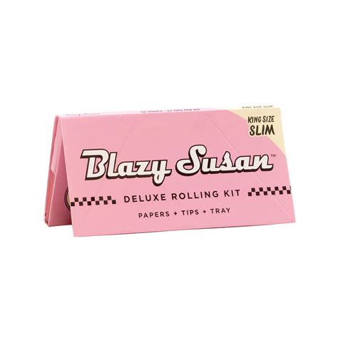 Blazy Susan Pink Paper King Size Slim Deluxe