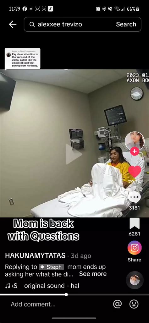 Can Anyone Hear What Alexee Asks Her Mom And What Mom Says Here Ralexeetrevizo