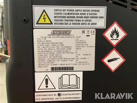 Ac Maskin Ny Snap On Eck Twin 12 Gävle Klaravik Auktione