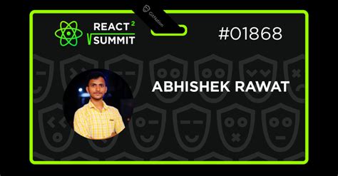 Abhishek Rawat On Linkedin Check Out My Badge And Claim Your Free React Summit 2024 Remote Ticket