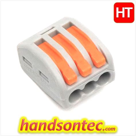 32a 250v quick connect cable terminal block 3 poles handson tech