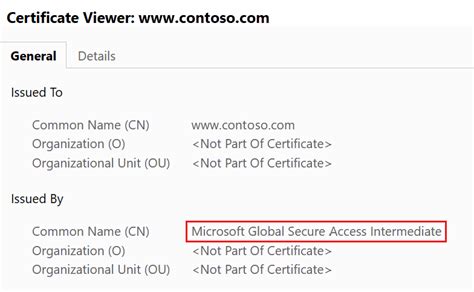トランスポート層セキュリティ検査の構成 プレビュー Global Secure Access Microsoft Learn
