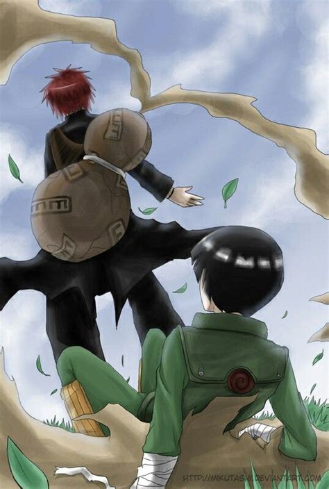 Gaara And Lee Anime