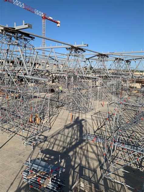 Aircraft Hanger Structural Loadbearing Scaffolding Towers Makaw