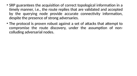 Secure Routing Protoccol Network Security Pptx