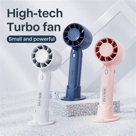 Handheld T 10 Usb Rechargeable Fan With Mobile Phone Holder Bracket Function Desktop Fan