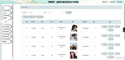 Java计算机毕业设计“阴阳师”游戏玩家社区设计与实现（开题程序论文）nga程序猿历史 Csdn博客