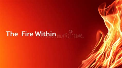 Abstract Fire Within Fiery Abstract Art Symbolizing Passion Energy