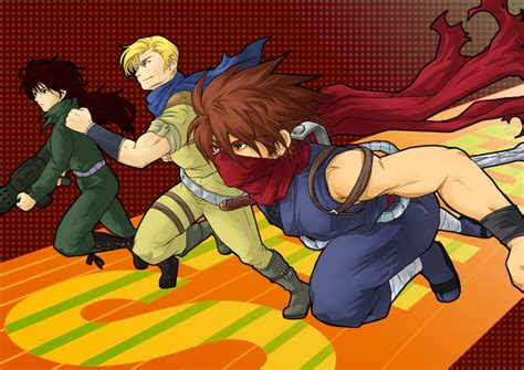 Strider Hiryuu Strider Sheena And Strider Kain Strider Drawn By Sakaiti Ho Danbooru