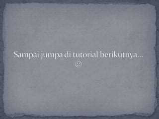 Instalasi OpenGL GLUT PPT