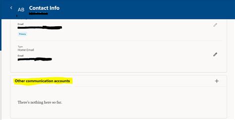 How To Edit The Name Of The Sections Like Other Communication Accounts On Redwood Contact Info