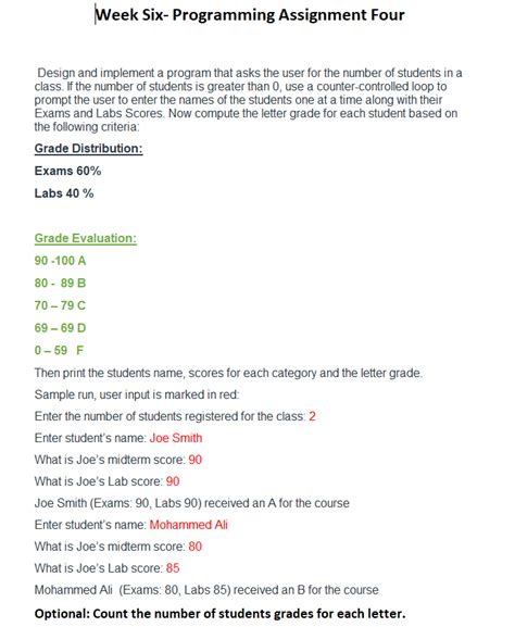 Solved Week Six Programming Assignment Four Design And Chegg