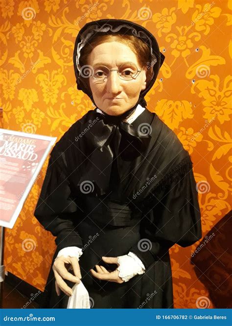 Wax Figure Of Marie Tussaud At Madame Tussauds Amsterdam Editorial