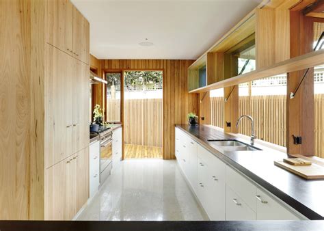 Triangular Void Joins A Timber Extension To A Melbourne Home