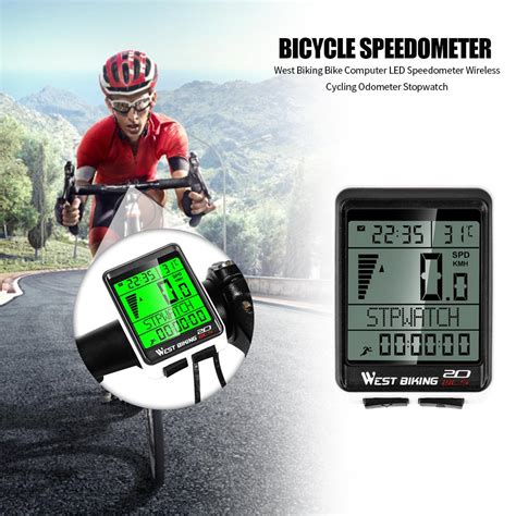 West Biking Bicycle Computer Odometer Wireless Mtb Grandado