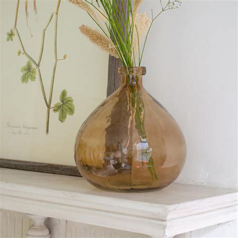 Buy Artisan Smoked Glass Vase — The Worm That Turned Revitalising