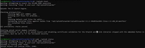 Solved Splunk Universal Forwarder Not Starting After Rebo Splunk Community