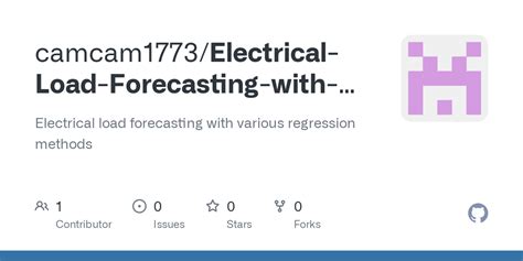 Github Camcam1773 Electrical Load Forecasting With Various Algorithms Electrical Load