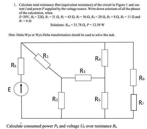 Solved Calculate Total Resistance Rtot Equivalent Chegg Com