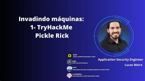 01 Invadindo máquinas TryHackMe Pickle Rick YouTube