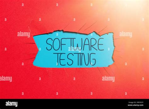 Conceptual Caption Software Testing Business Concept Activity To Check Whether The Results