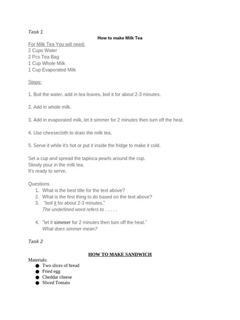 Kelas 7 Procedure Text Pdf