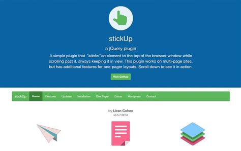 75 Best Jquery Scrolling Plugins For Websites Css Author