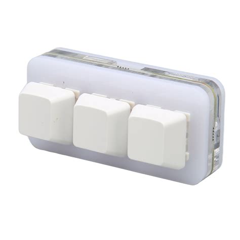 usb 3 key mini keypad rgb led backlight supports hot swap osu hid macro