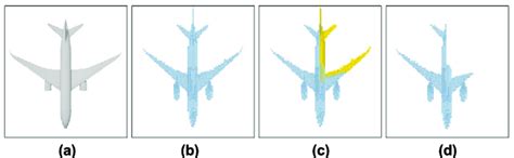 Model Voxelization And Crop A Original Airplane B Voxelization