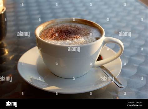 A cup of Cappucino Stock Photo - Alamy