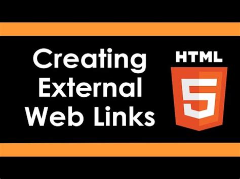 Creating External Links From Your Website Access 2 Learn
