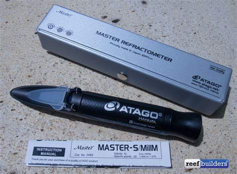 Master Refractometer Hot Rod Salinity Measurement From Atago Japan Reef Builders The Reef
