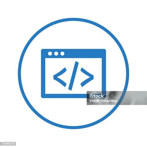 코드 코딩 Html 아이콘입니다 Html에 대한 스톡 벡터 아트 및 기타 이미지 Html 개발 깨끗한 Istock
