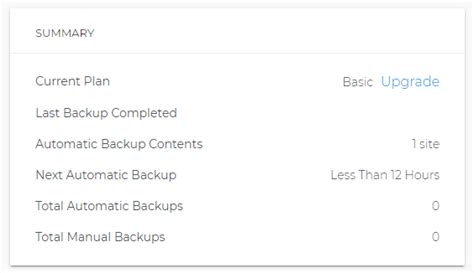 Website Backup And Restore