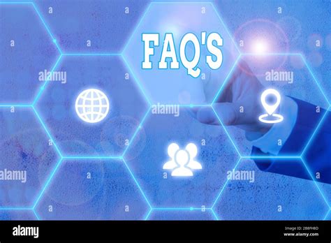 Writing Note Showing Faq S Business Concept For List Of Questions And Answers Relating To